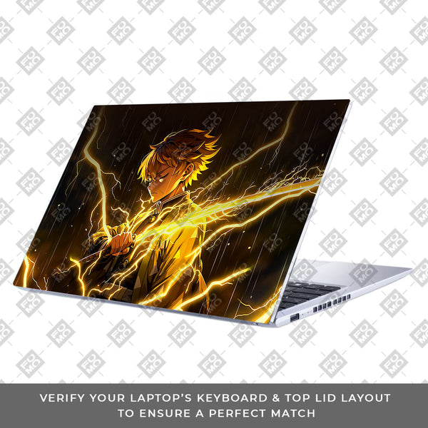 Thunder Soul Lightning Zenitsu Asus Vivobook 15 X1502ZA 3D Laptop Skin