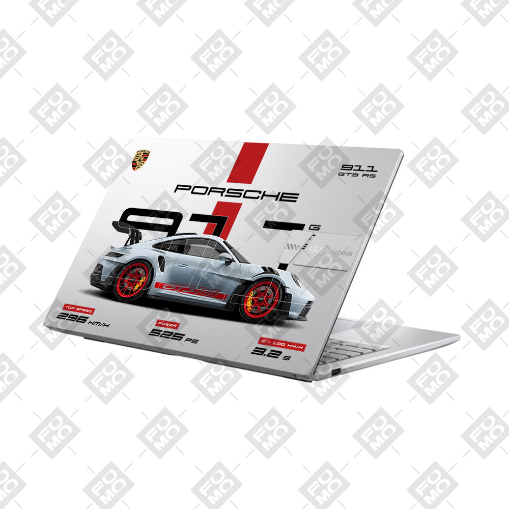Transparent Porsche 911 GT3 RS Asus Vivobook 15 X1504ZA Laptop Skin