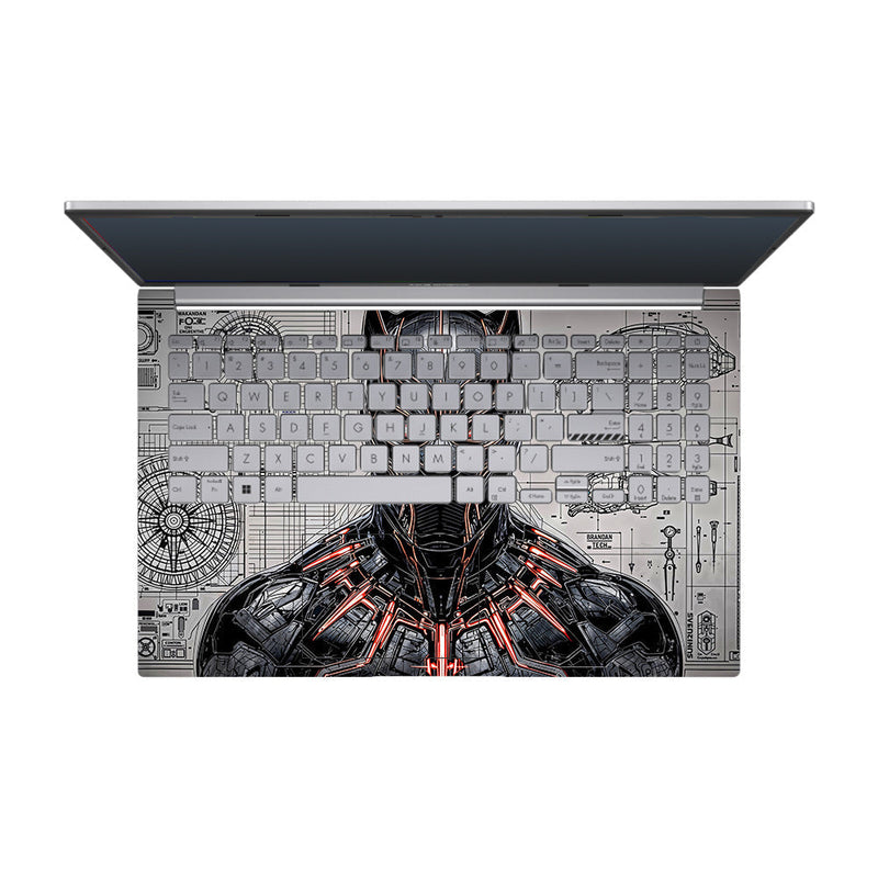 Black Panther Vibranium Tech Asus Vivobook 15 X1504ZA 3D Laptop Skin