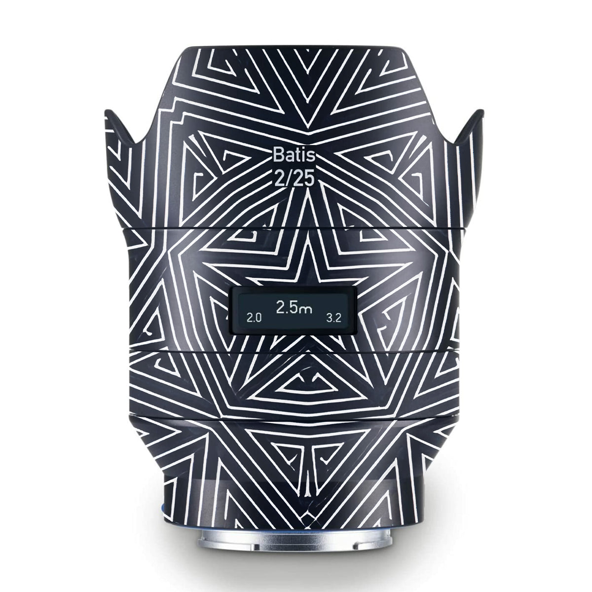 Geometric Pattern Zeiss Batis 25mm F/2 E-mount Camera Lens Skin