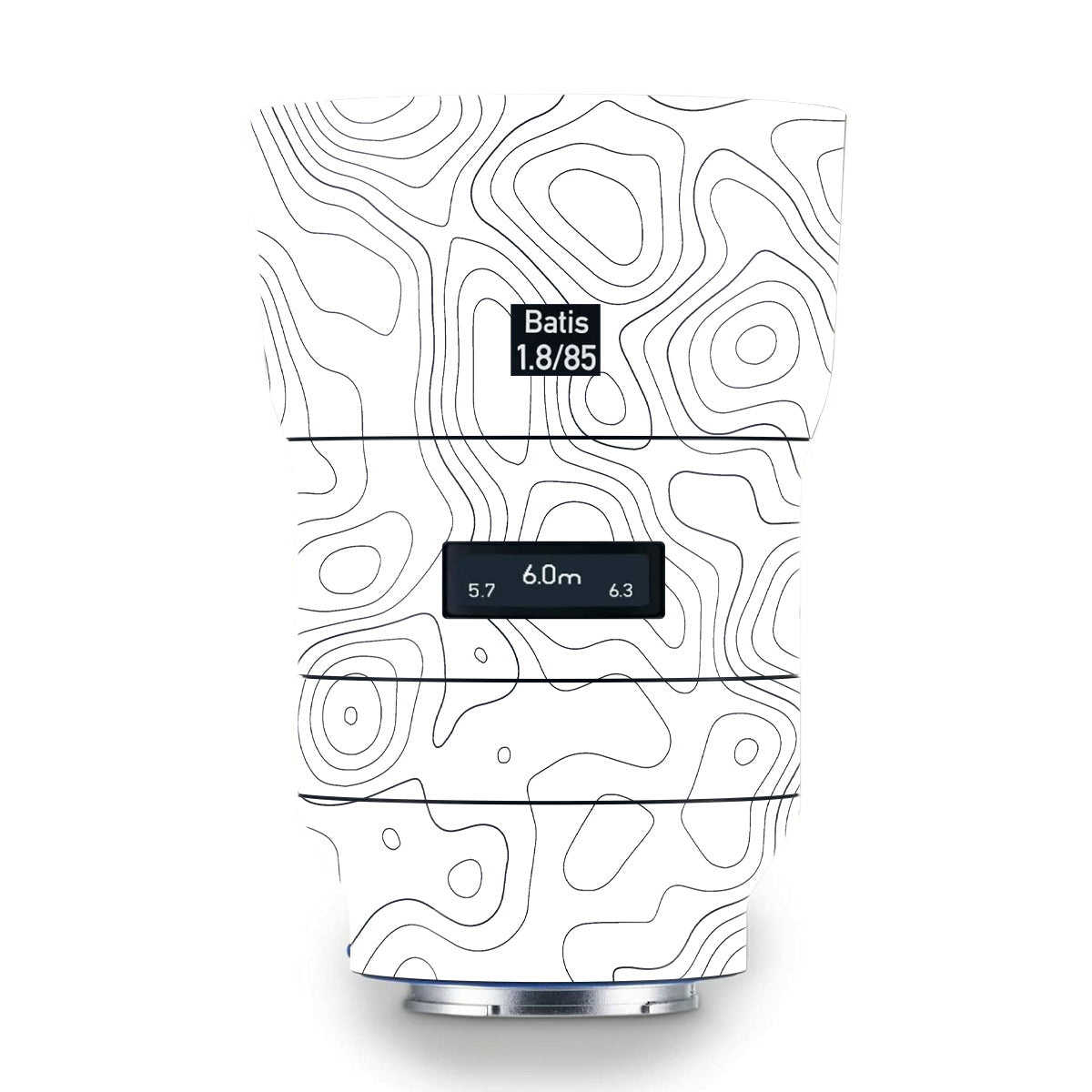 White Contour Design Zeiss Batis 85mm F/1.8 Camera Lens Skin