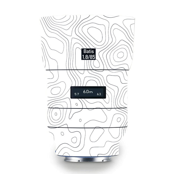 White Contour Design Zeiss Batis 85mm F/1.8 Camera Lens Skin