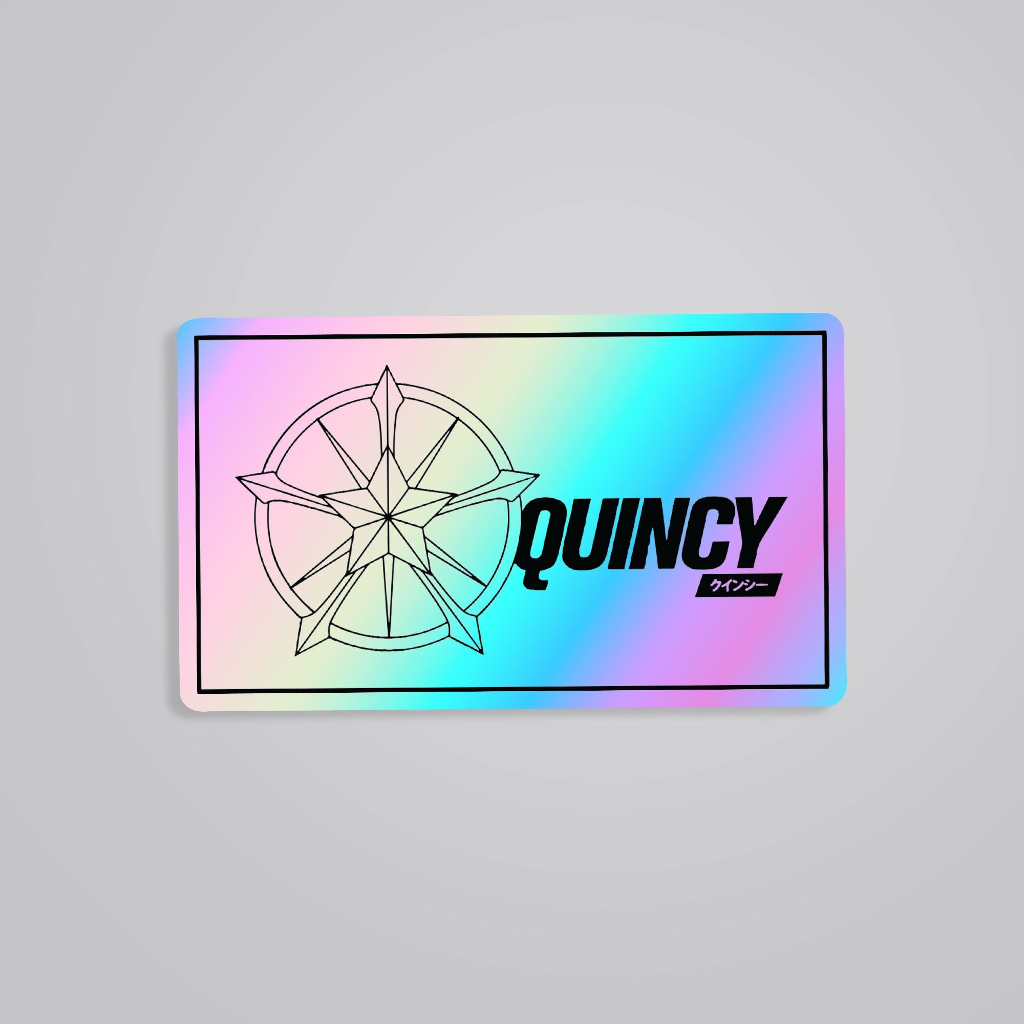 Quincy Symbol Holographic Stickers