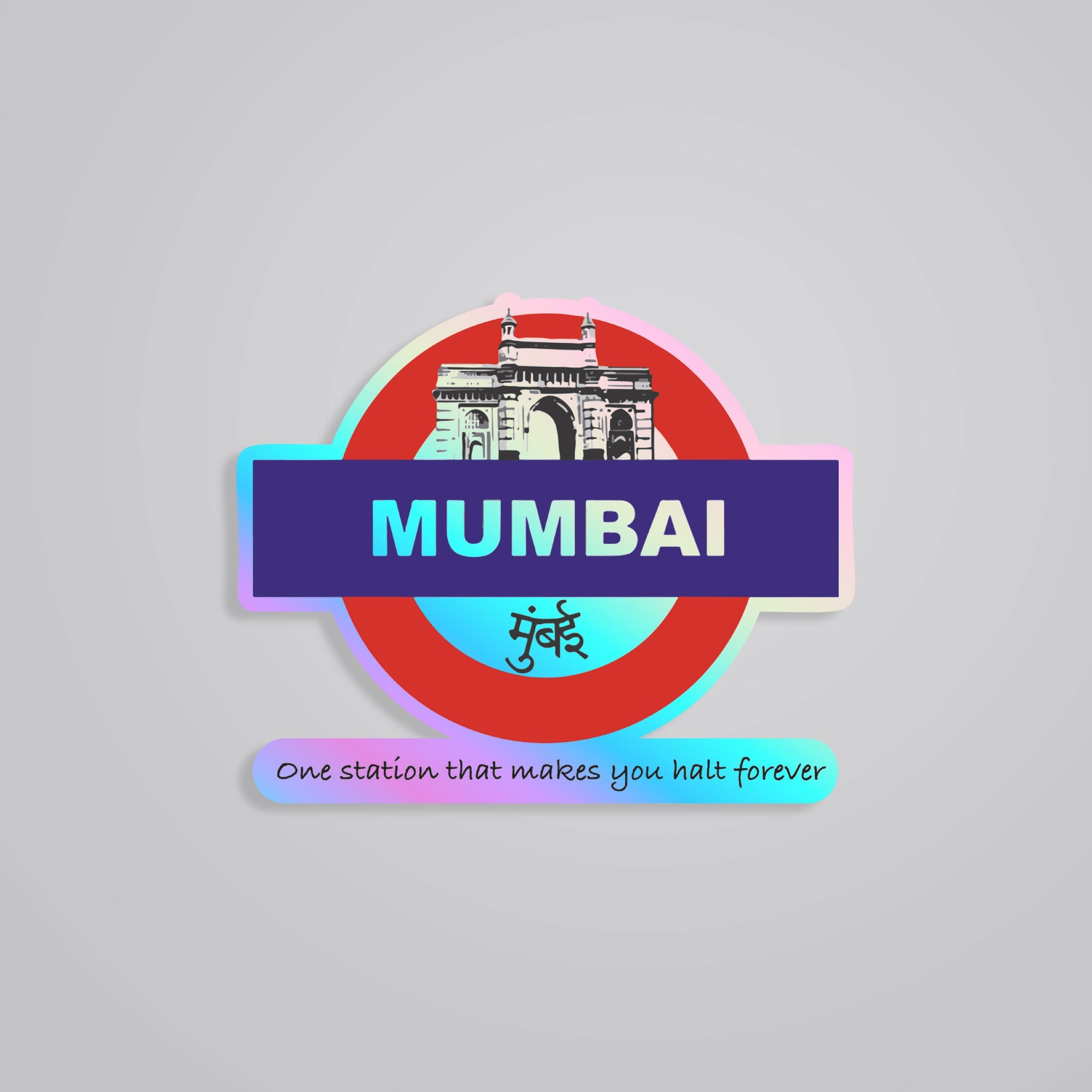 Mumbai Station Stickers