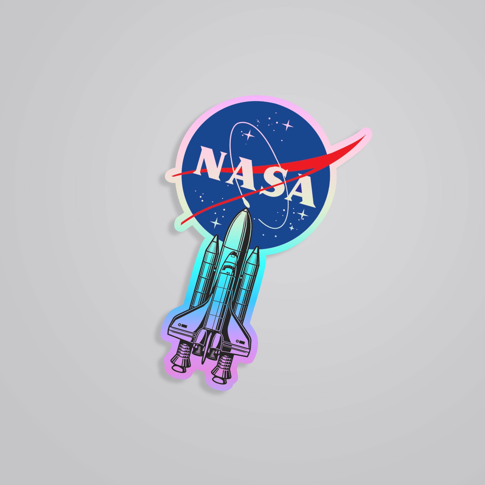 NASA Rocket Ship Stickers