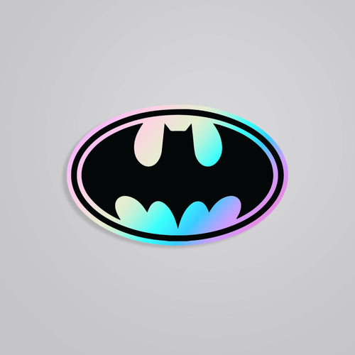 Batman Logo Holographic Stickers