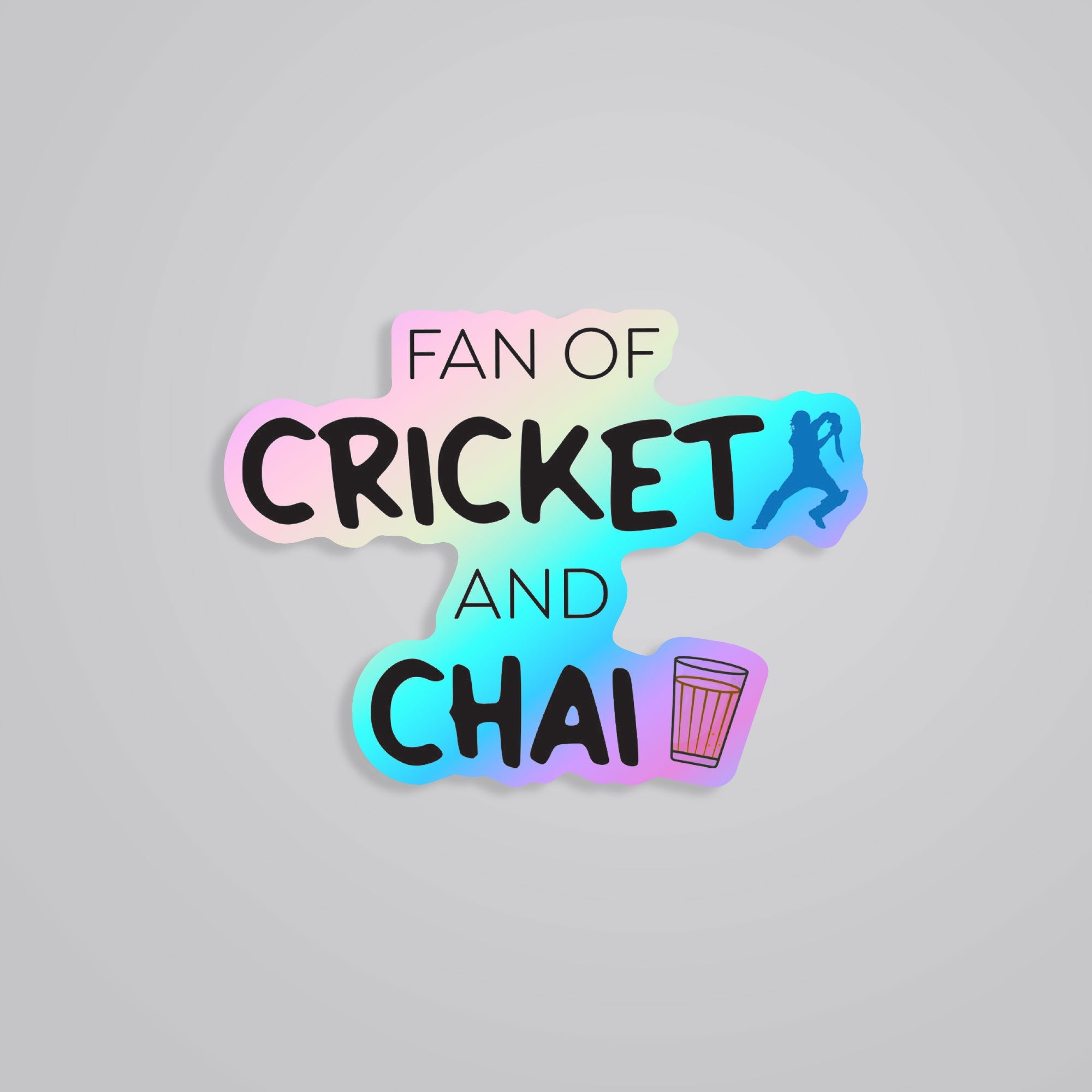 Cricket and Chai Fan Stickers