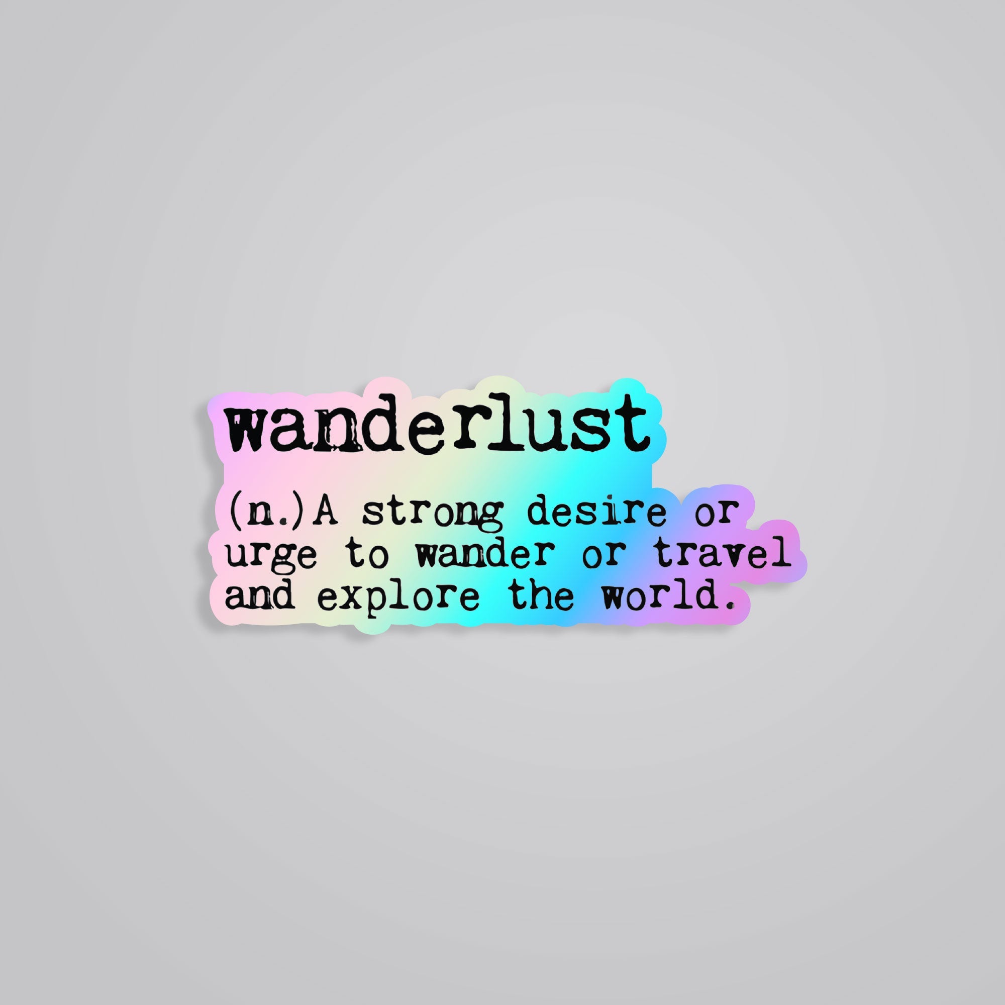 Embrace Wanderlust with Travel-Themed Holographic Stickers