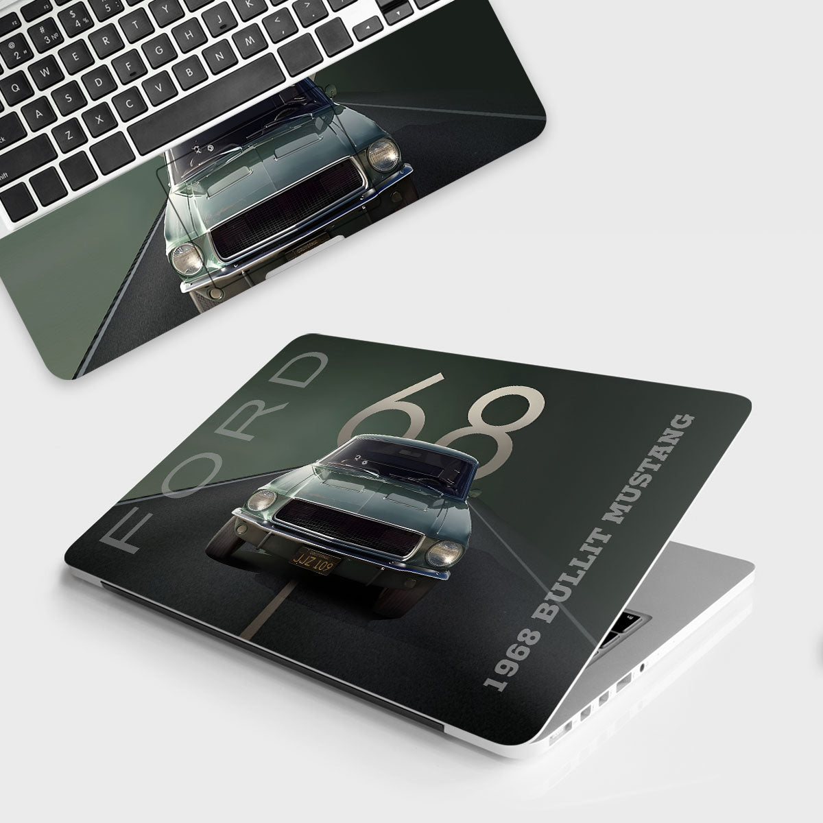 1968 Bullit Mustang Laptop Skin