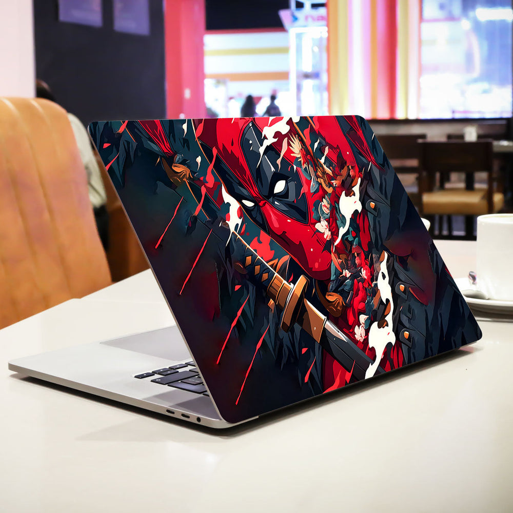 Deadpool Katana Chaos Laptop Skin