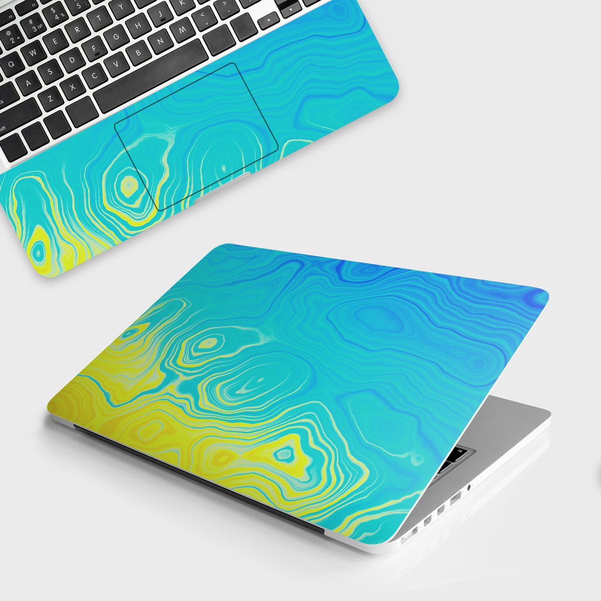 Ocean Gradient Waves Unique Laptop Skin