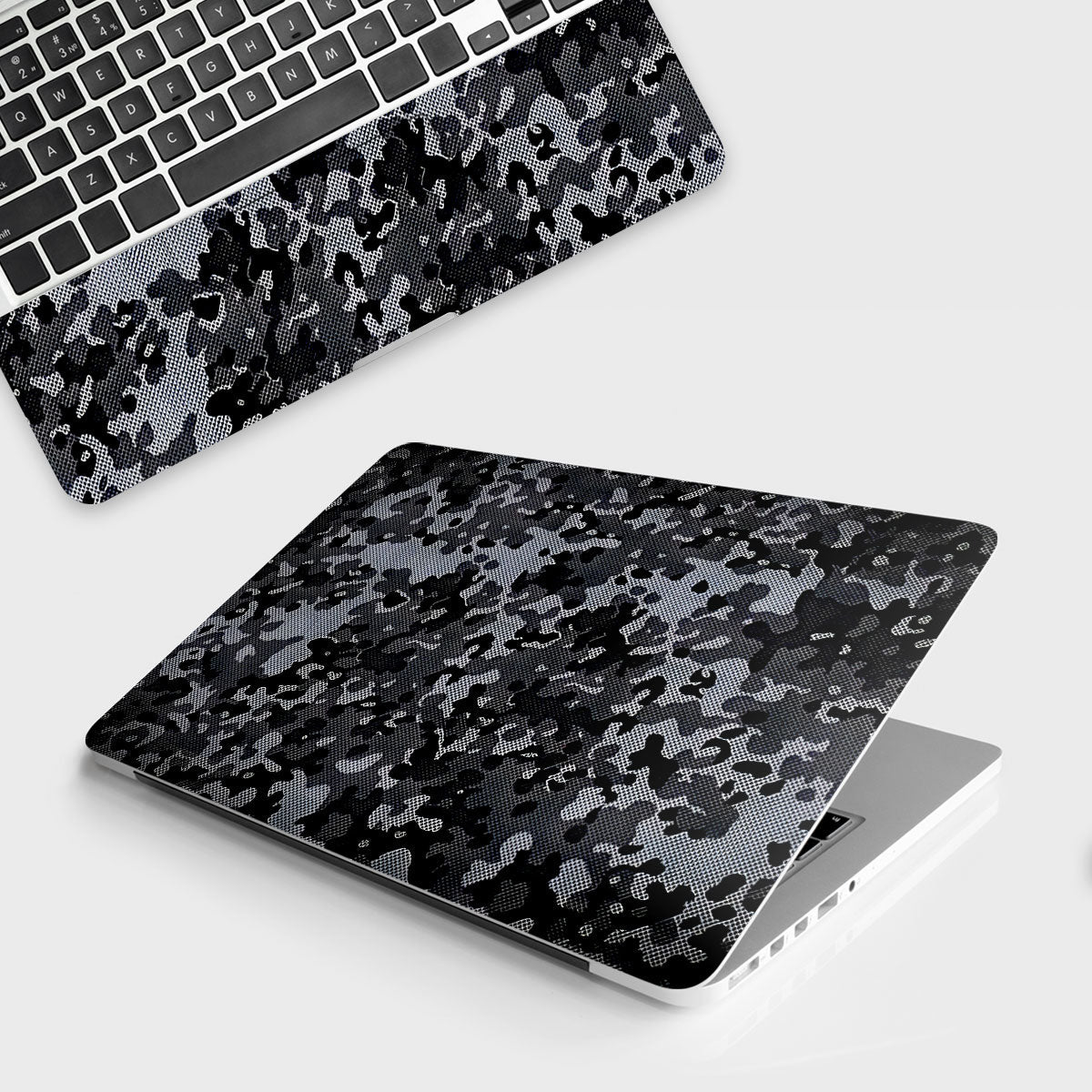 Stealth Grey Camo Laptop Skin for Style
