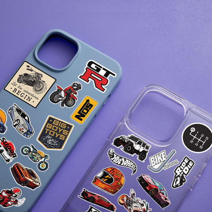 Vehicle Vibes Sheet 1 Stickers - Cool Cars