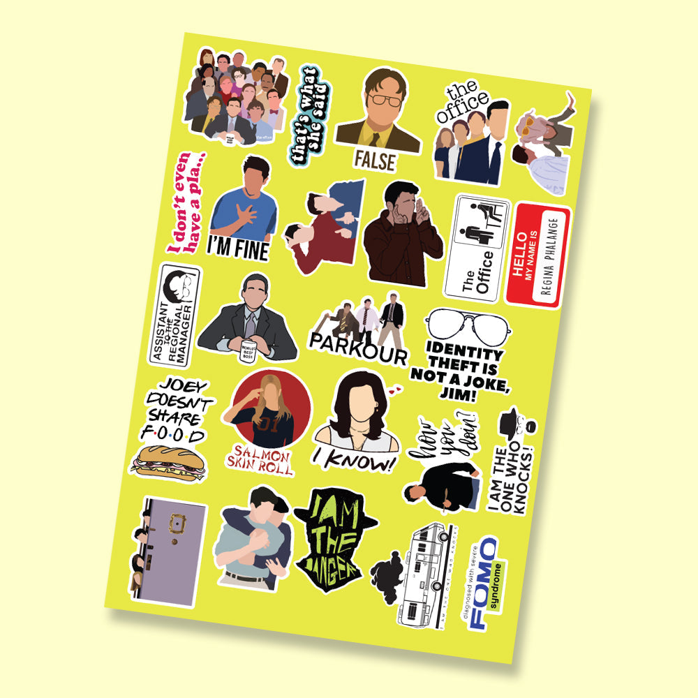 TV Show Classics Mini Stickers