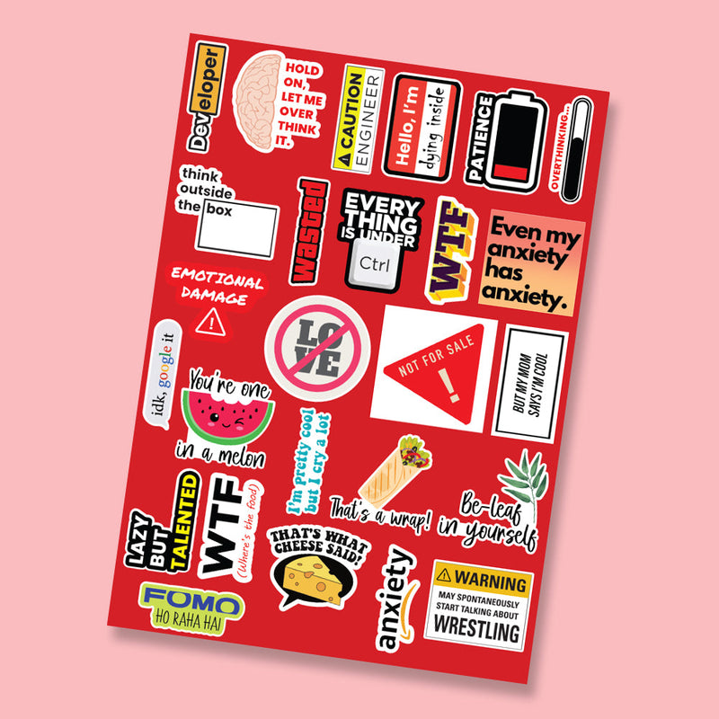 Witty Wonders Sheet 1 Mini Stickers