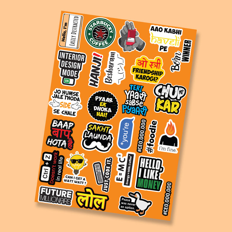 Witty Wonders Sheet 2 Mini Stickers