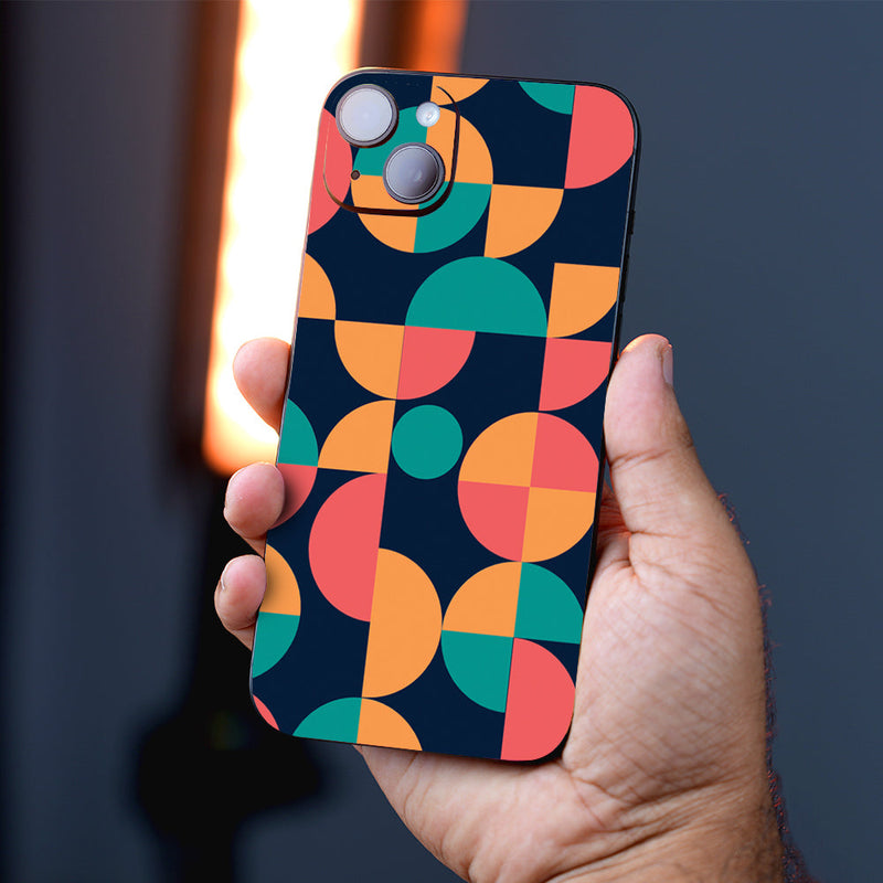 Geometric Retro Block Abstract Skin for Mobile