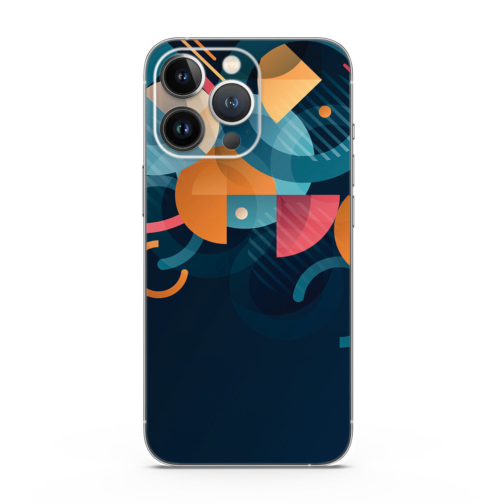 Neon Geometric Chaos Abstract Skin for Mobile
