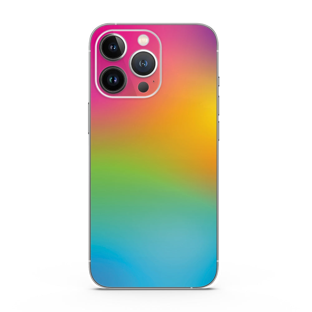 Rainbow Gradient Abstract Skin for Mobile