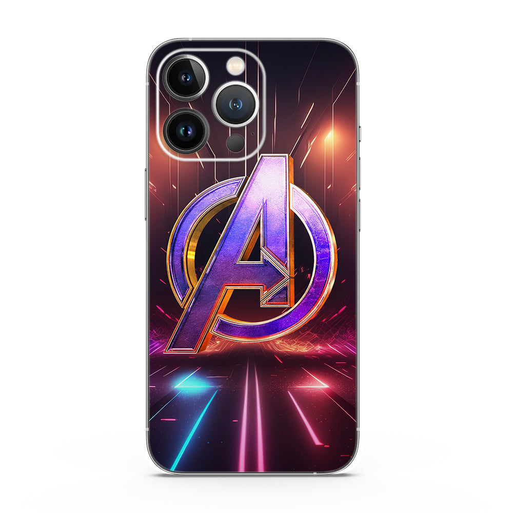 Avengers Logo Mobile Skin Iconic Marvel Emblem