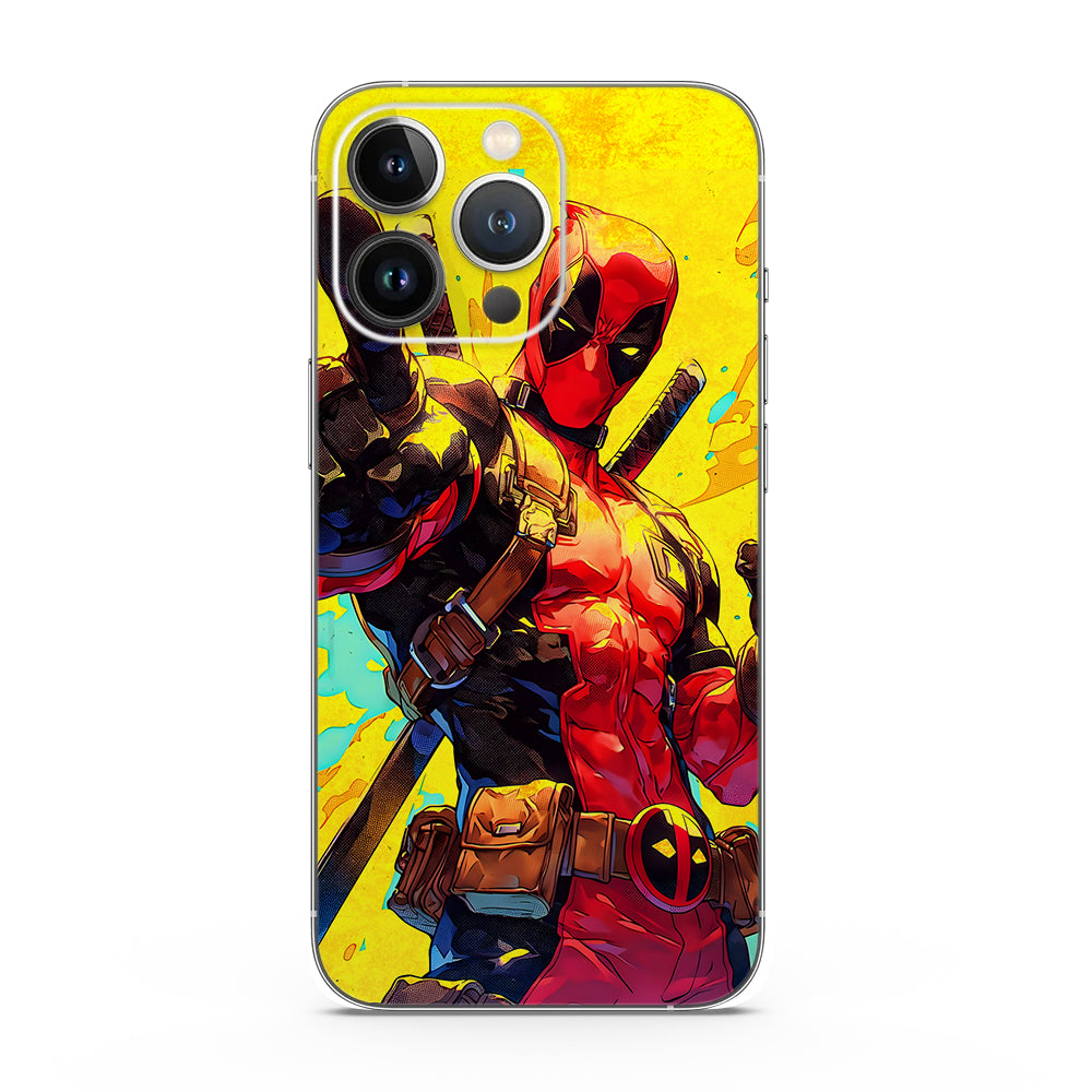 Deadpool Strikes Again Mobile Skin Fierce Hero Style