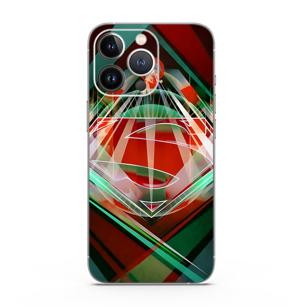 Superman Logo Radiant Colors Mobile Skin Heroic Style