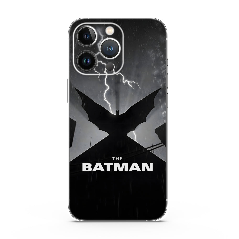 The Batman Black & White Mobile Skin Gotham Style