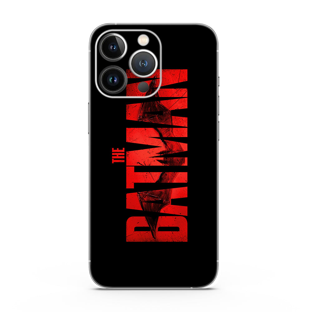 The Batman in Red Mobile Skin Bold Hero Design