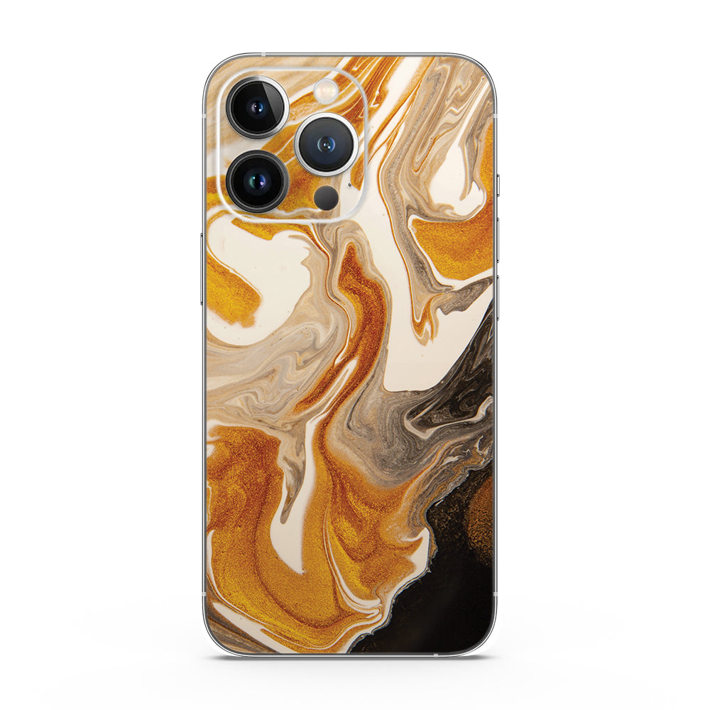 Golden Sandstone Marble Mobile Skin