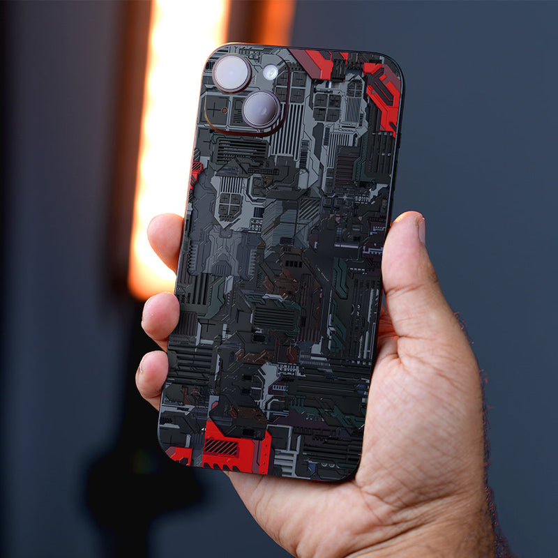Industrial Core Mobile Skin – Rugged and Futuristic