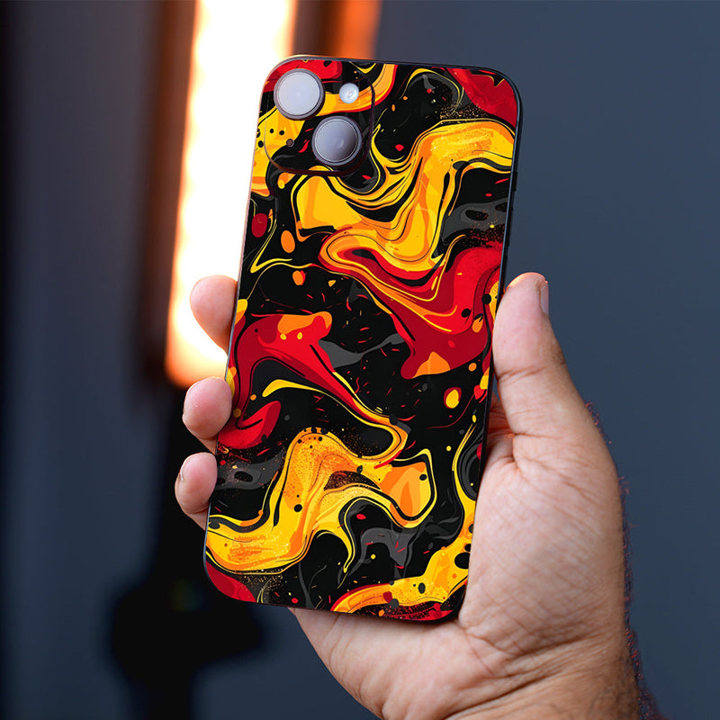 Molten Chaos Pattern Mobile Skin