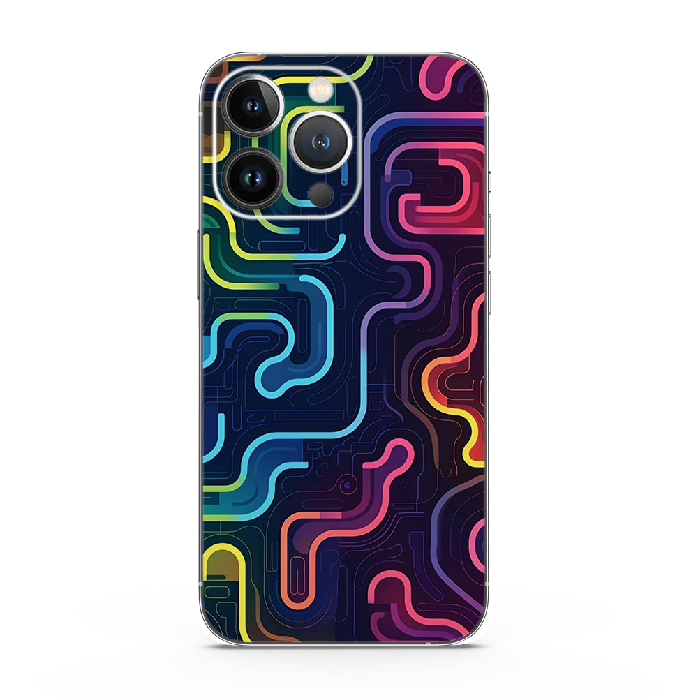 Retro Cyber Glow Artistic Mobile Skin