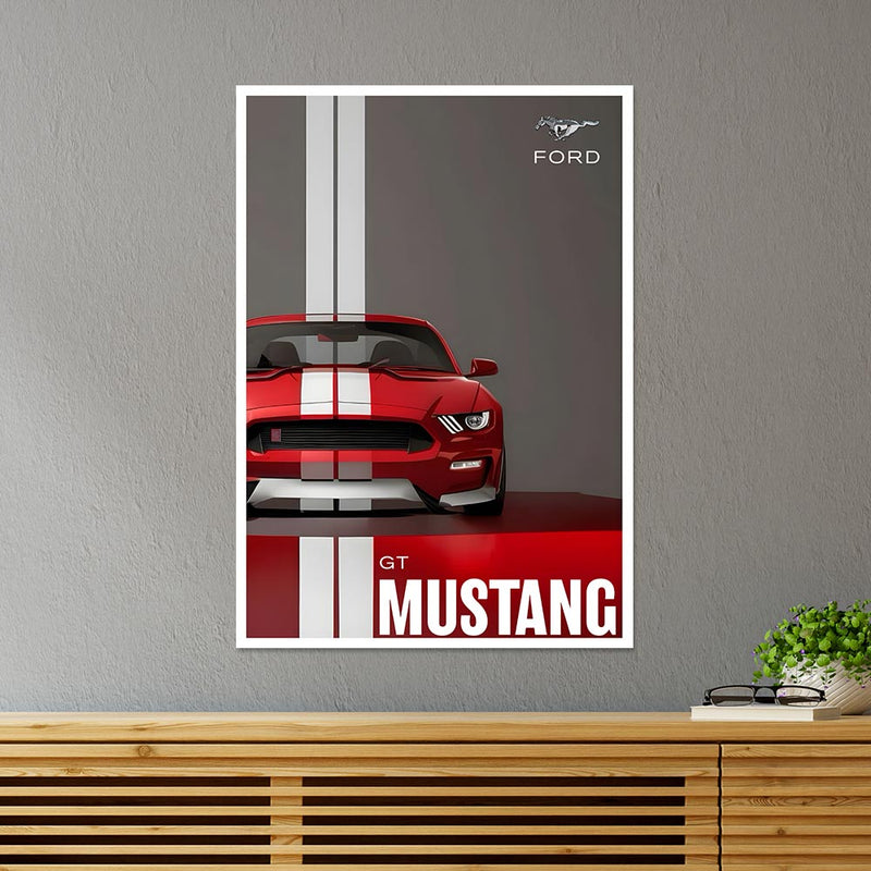 Ford GT Mustang Poster - Iconic Design