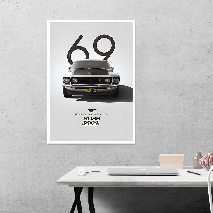 Mustang Boss 302 Poster - Iconic Muscle
