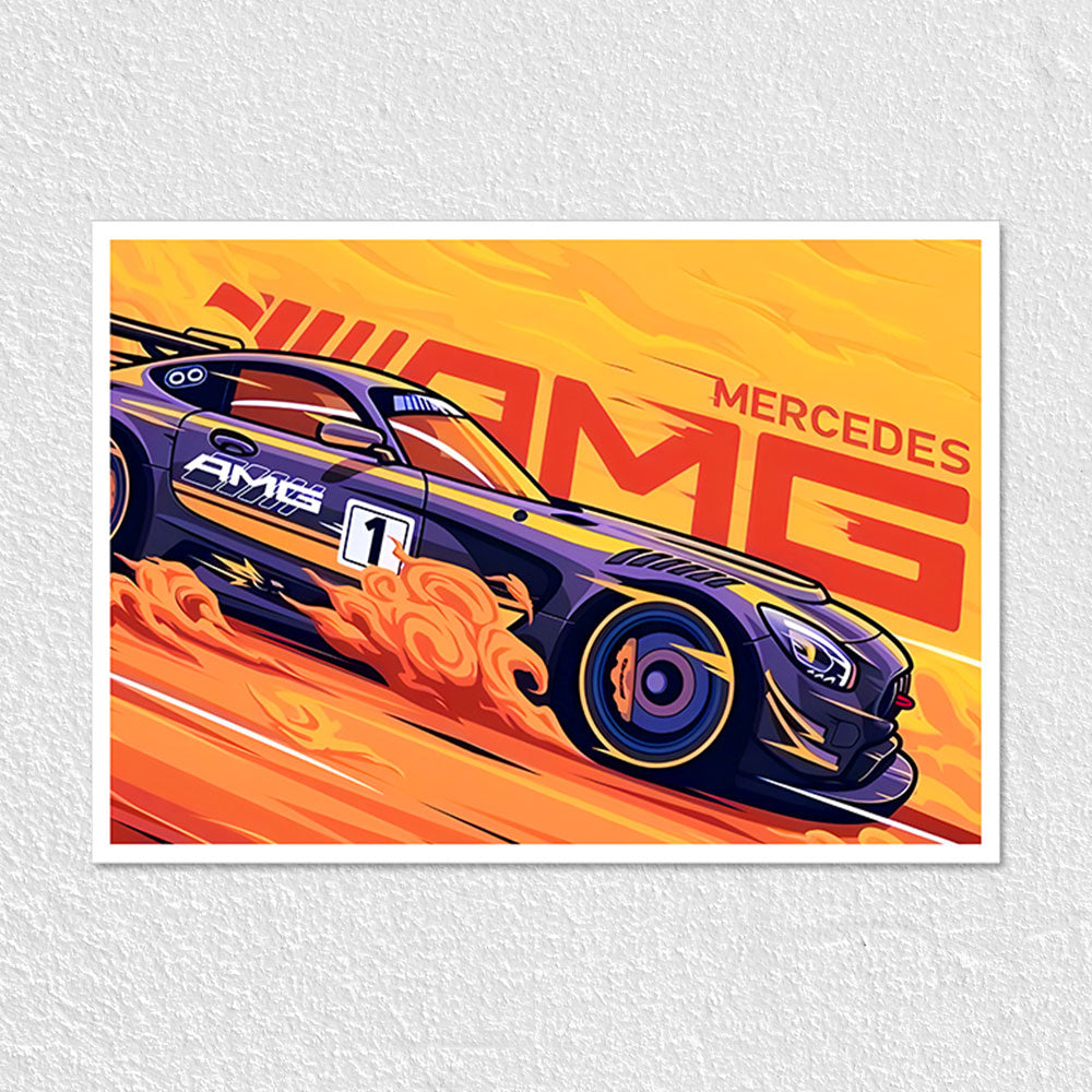 Mercedes AMG Poster - Luxurious Power