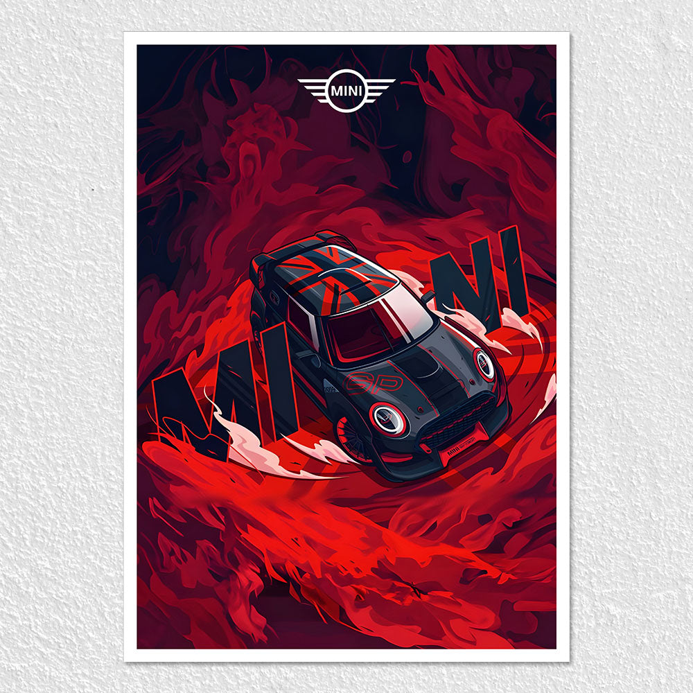 Mini Cooper Poster - Iconic Design