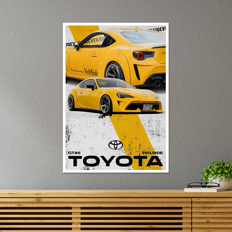 Toyota GT86 Veilside Poster - Sleek Style