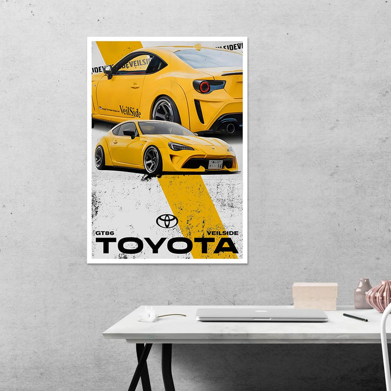 Toyota GT86 Veilside Poster - Sleek Style