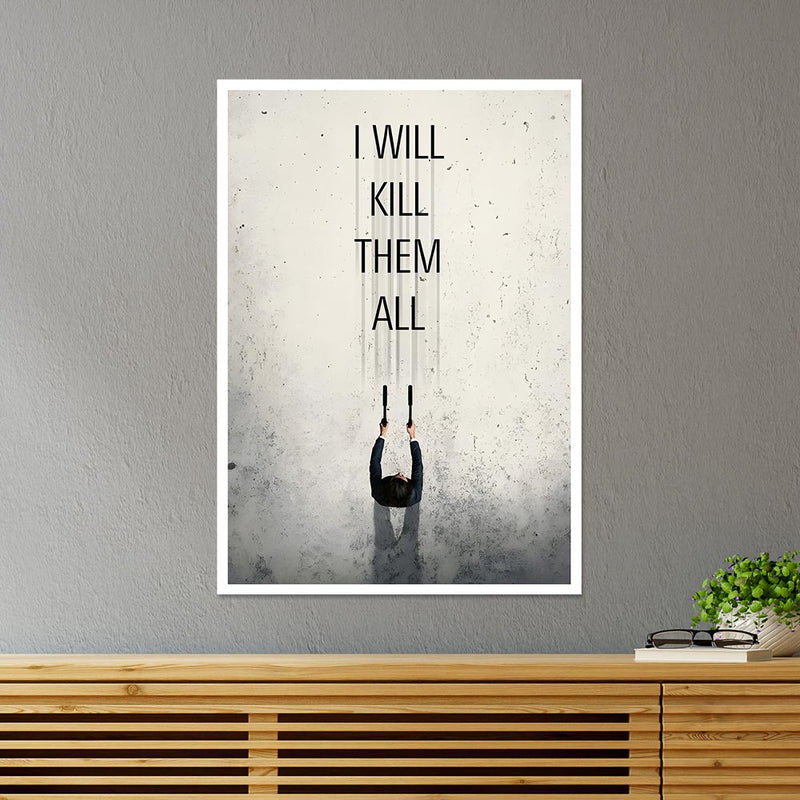 John Wick Kill Them All Poster - Relentless Action