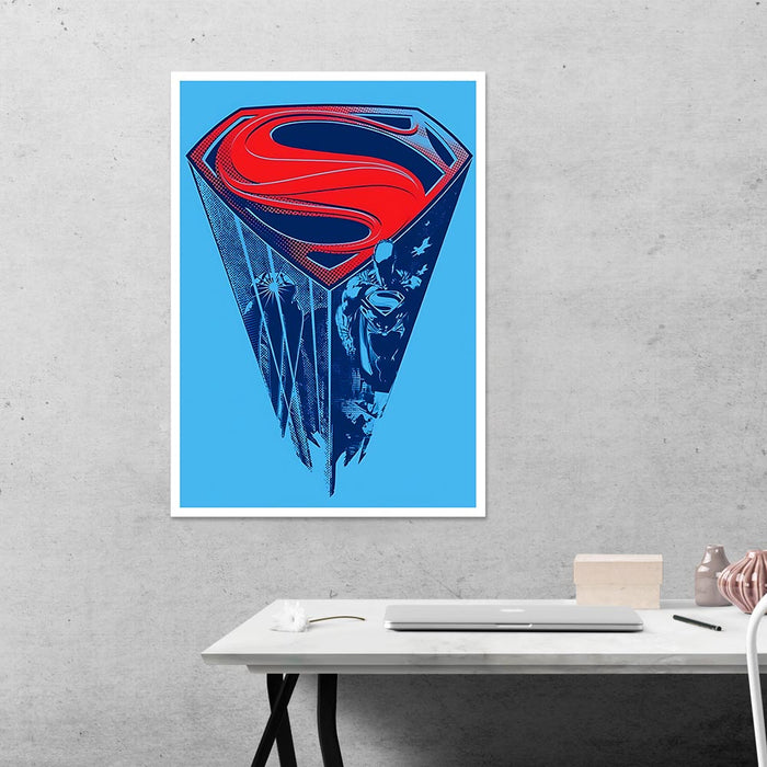 Superman Symbol of Strength Poster