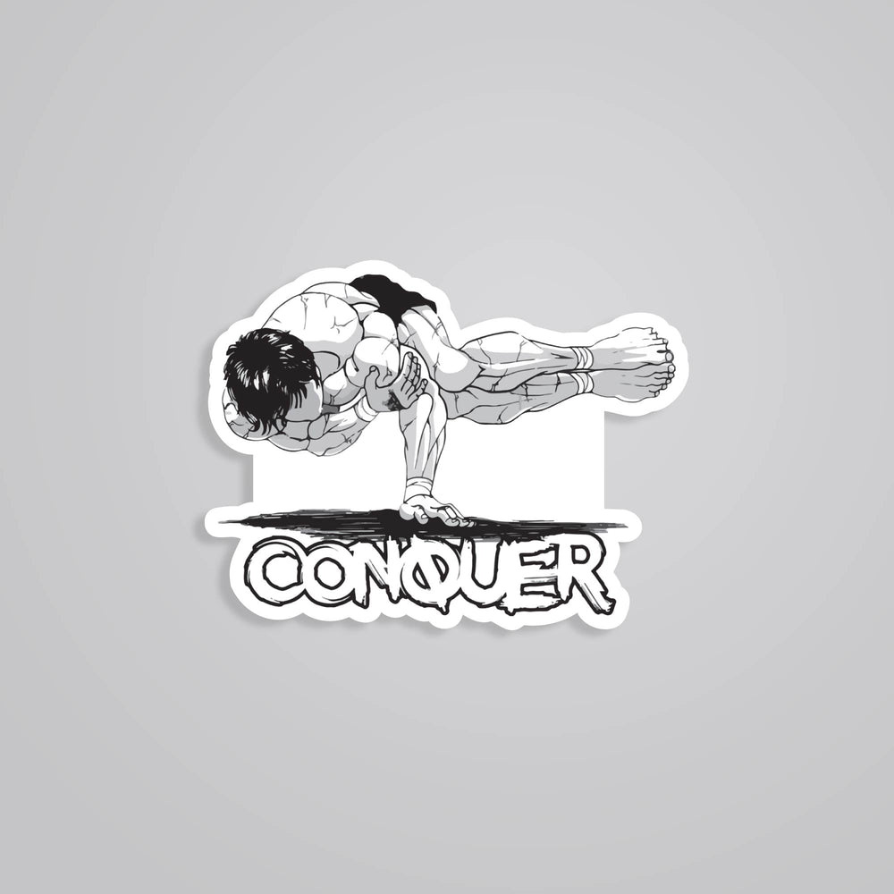 Baki Conquer Powerful Anime Stickers