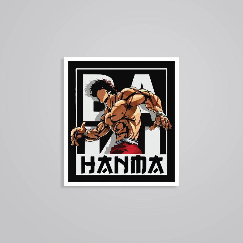 Baki Hanma Born to Fight Anime Stickers