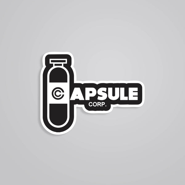 Capsule Corp V2 Anime Stickers for Dragon Ball Fans