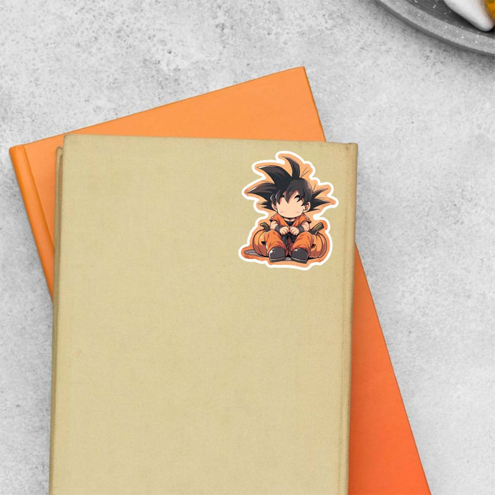 Chibi Goku Pumpkin Edition Stickers