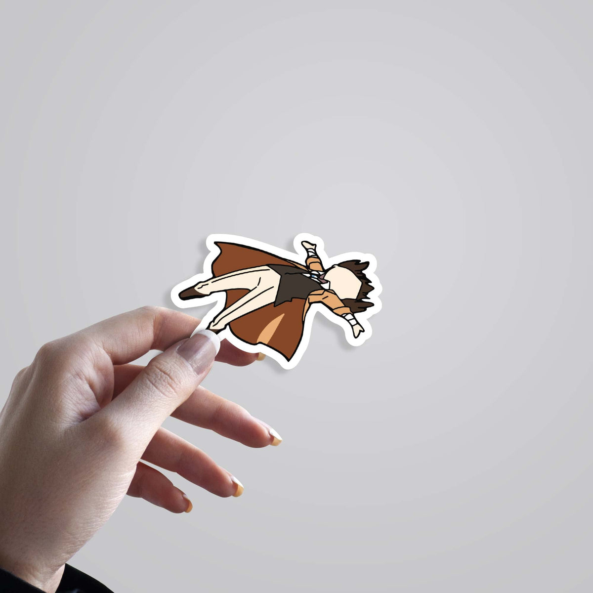 Serenity in Falling Dazai Stickers