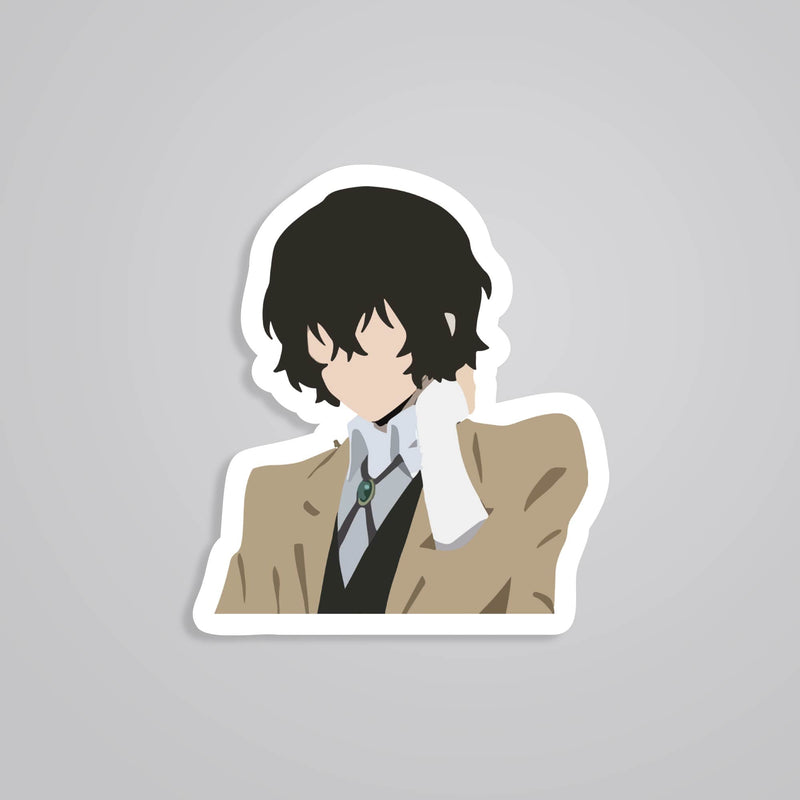 Enigmatic Dazai Anime Stickers