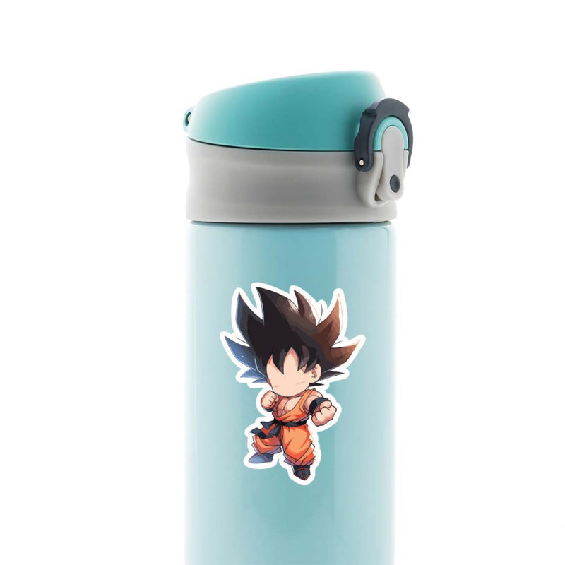 Goku Chibi Fighting Stance Anime Stickers
