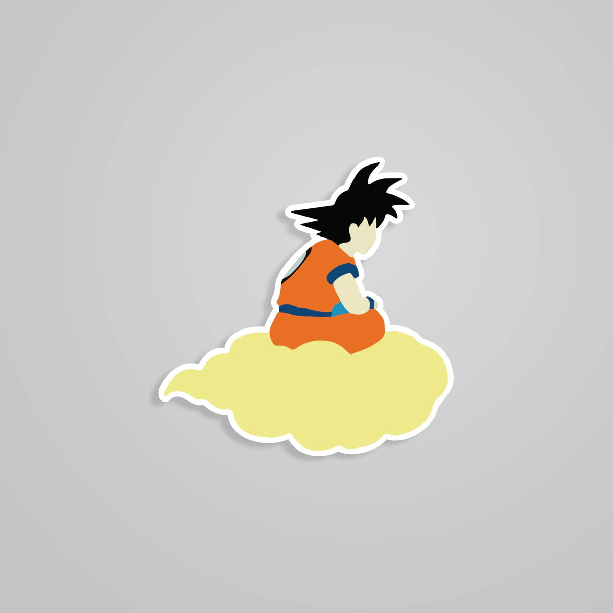 Goku on Nimbus Dragon Ball Stickers