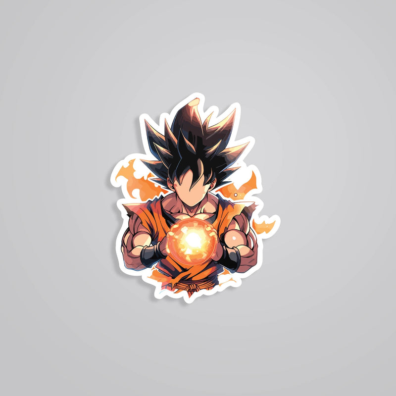 Goku's Energy Blast Anime Stickers Collection