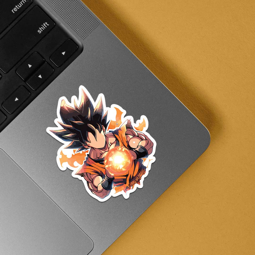 Goku's Energy Blast Anime Stickers Collection